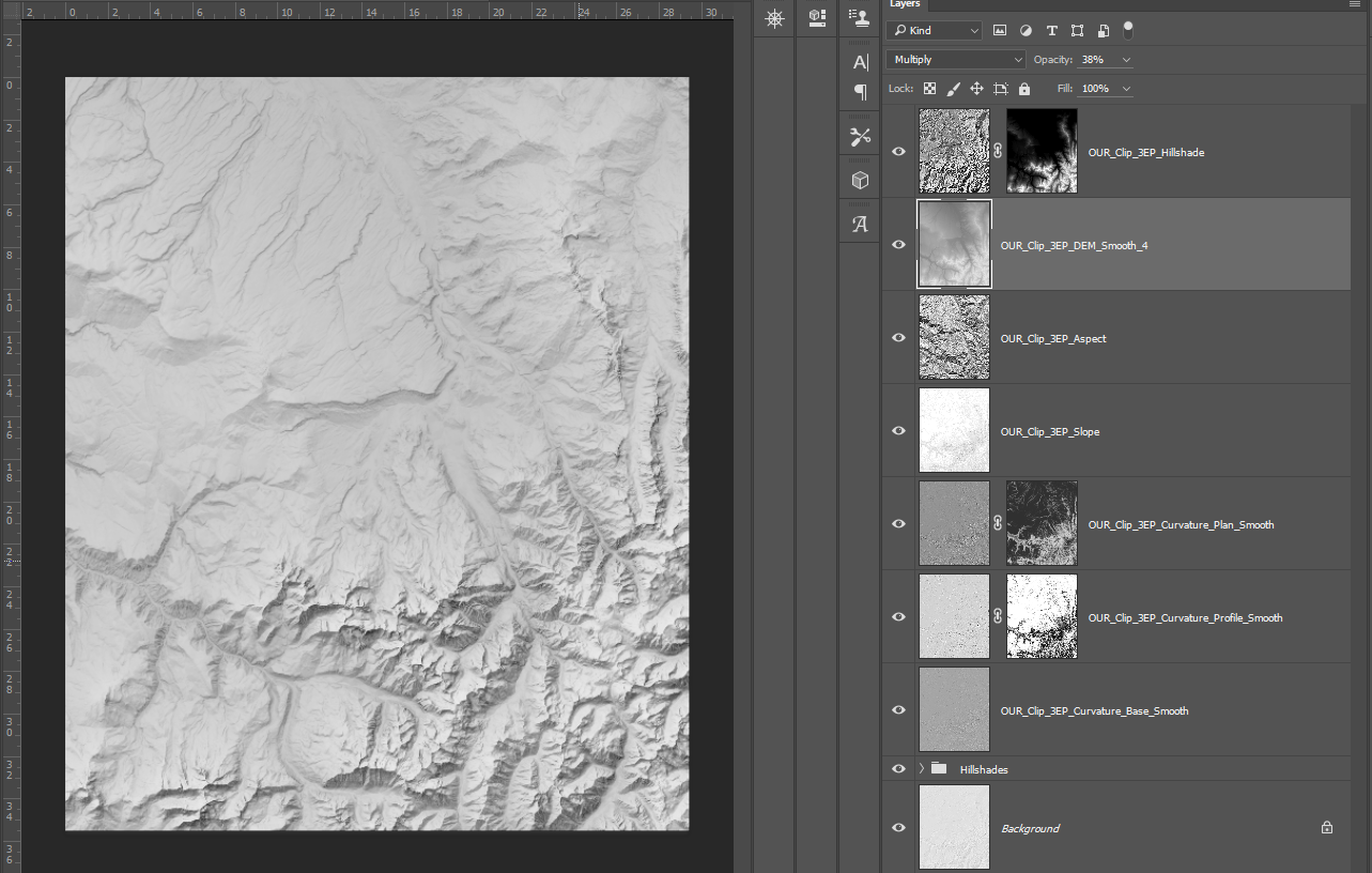Vintage Shaded Relief in Photoshop – CARL CHURCHILL